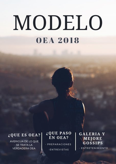 MODELO OEA 2018