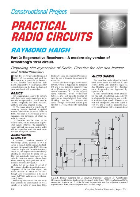 Practical Radio Circuits Part 3