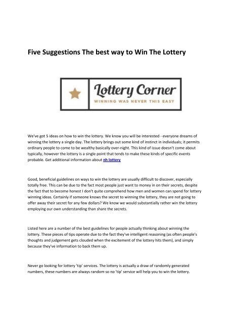 New Hampshire lottery winning numbers