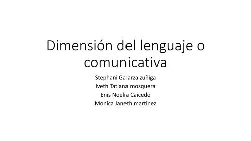 diapositivas literatura dimension comunicativa