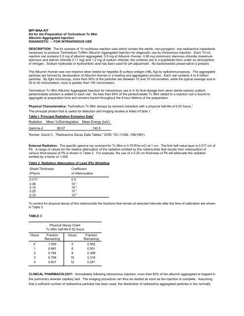 MPI MAA KIT - Nuclear Education Online