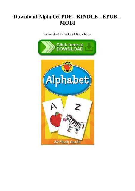 Download Alphabet PDF - KINDLE - EPUB - MOBI