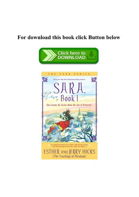(READ-PDF!) Sara Book 1 Sara Learns the Secret about the Law of ...