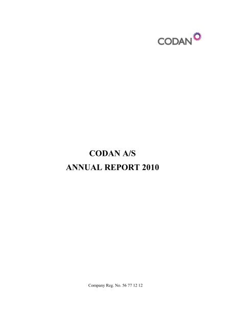 CODAN ARBEJDSSKADE- - Codan Forsikring A/S