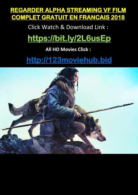 GO-REGARDER VOIR ALPHA 2018 STREAMING VF FILM COMPLET GRATUIT EN FRANCAIS CINEMA