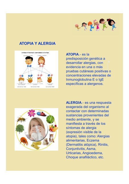 ATOPIA Y ALERGIA ATOPIA.-