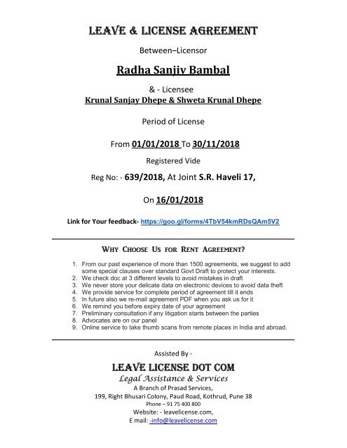 registered agreement