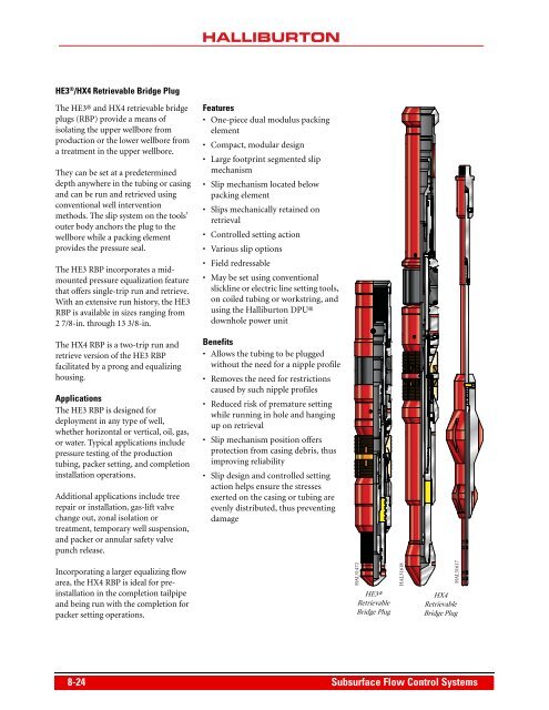 HE3 ® /HX4 Retrievable B