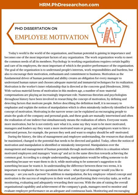 employee-motivation-phd-dissertation-sample