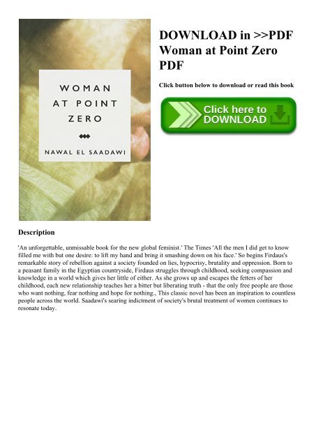 DOWNLOAD In PDF Woman At Point Zero PDF download-in-pdf-woman-at-point-zero-pdf
