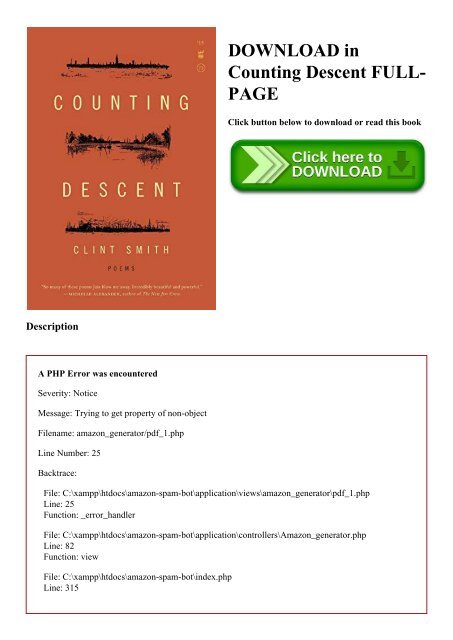DOWNLOAD in PDF Counting Descent FULL-PAGE