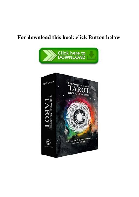 The Wild Unknown Tarot Deck And Guidebook Official Keepsake Box Set New ...