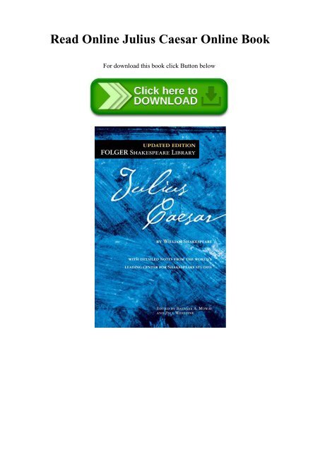 Read Online Julius Caesar Online Book