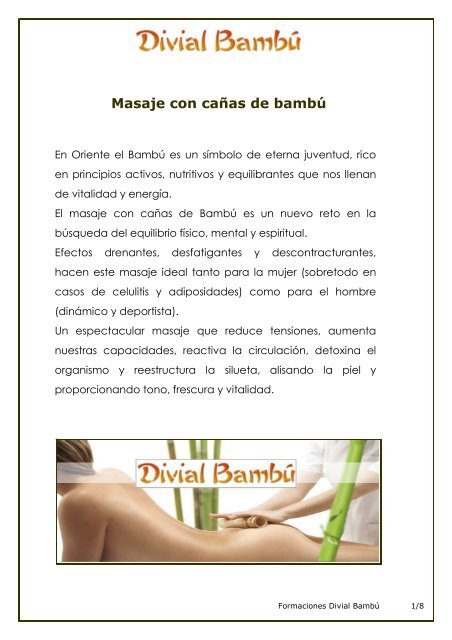 PROTOCOLO BAMBUTERAPIA DIVIAL Bambú