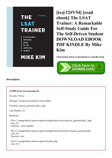 [ix@12#V54] [read ebook] The LSAT Trainer A Remarkable Self-Study Guide ...