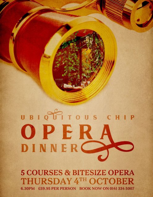 Opera Dinner Brochure