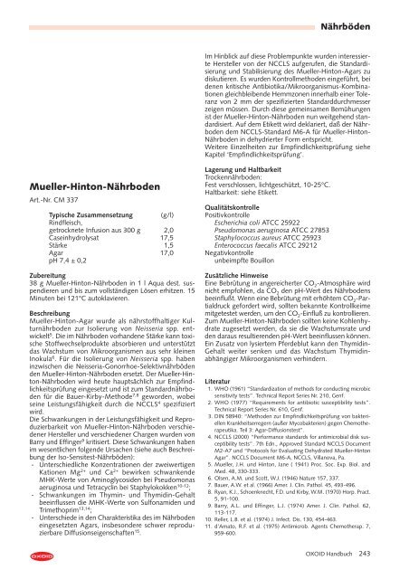 Mueller-Hinton-Nährboden - mibius