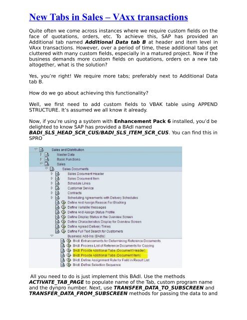 345393531 Add Tab to Sales Order Header or Item 345393531-add-tab-to-sales-order-header-or-item