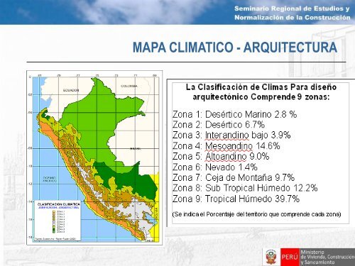 MAPA CLIMATICO - ARQUITEC