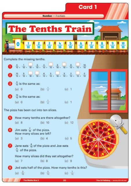PR-6983UK Maths Box 3 Sample Card UK