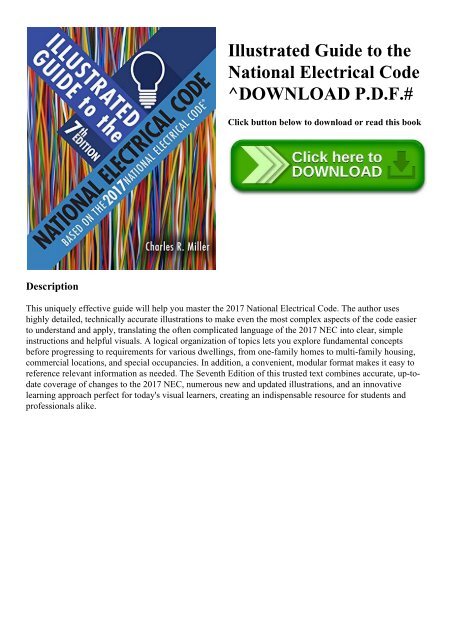 EBOOK Illustrated Guide To The National Electrical Code DOWNLOAD P D F ebook-illustrated-guide-to-the-national-electrical-code-download-p-d-f