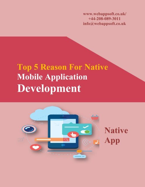 Top 5 Reason For Native Mobile Application Development