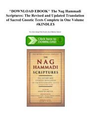 [PDF] Download The Nag Hammadi Scriptures The Revised and Updated Translation of Sacred Gnostic ...