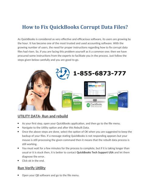 How to Fix Remove or Corrupt Data Files?