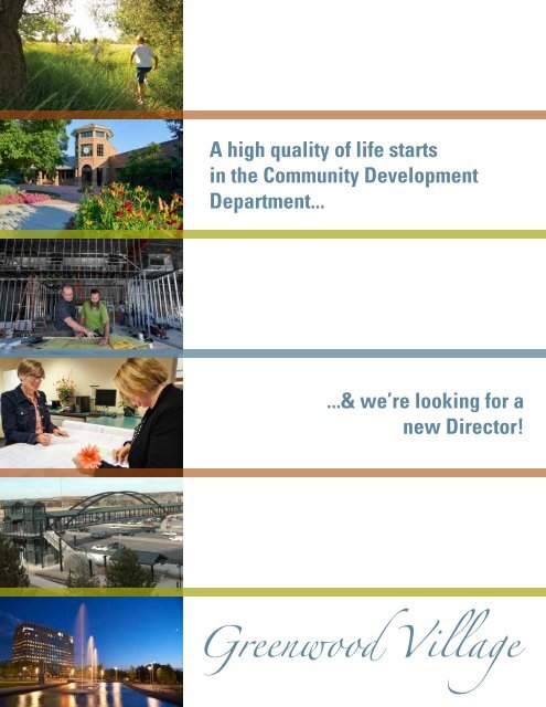 Community Development Director Brochure