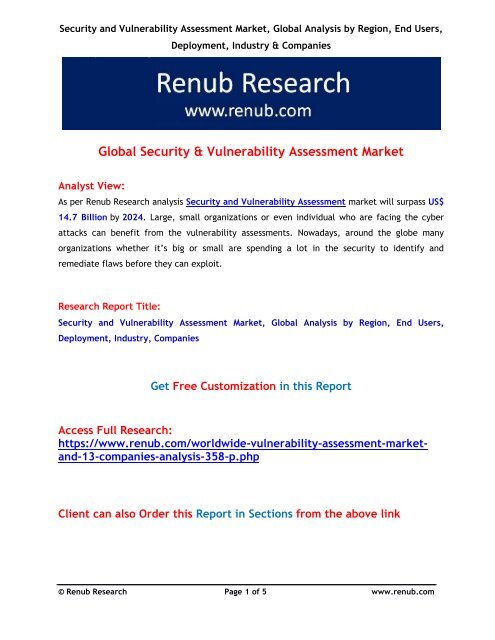 global-security-vulnerability-assessment-market