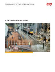 GEWI® Threadbar System - DYWIDAG Systems International