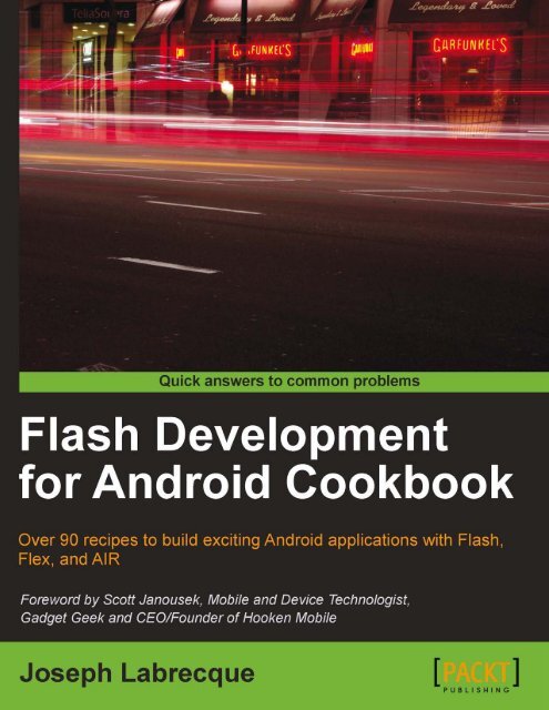 Flash Development for Android Cookbook