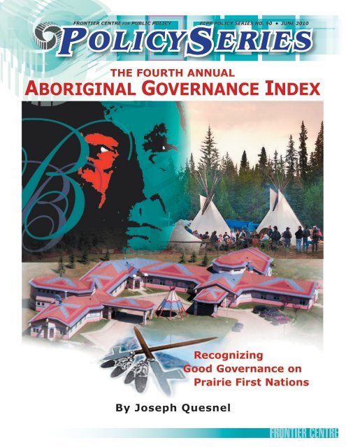 View the 4th Annual Aboriginal Governance Index - Frontier Centre ...