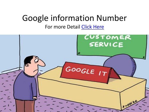 Google information Number