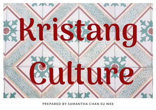 Kristang Culture