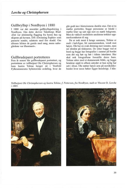 "Fra museum og magasin" - Lerche og Christophersen