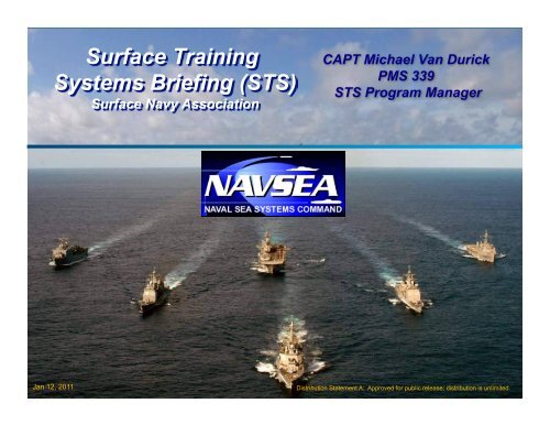 Surface Training Systems Briefing - Naval Sea Systems Command