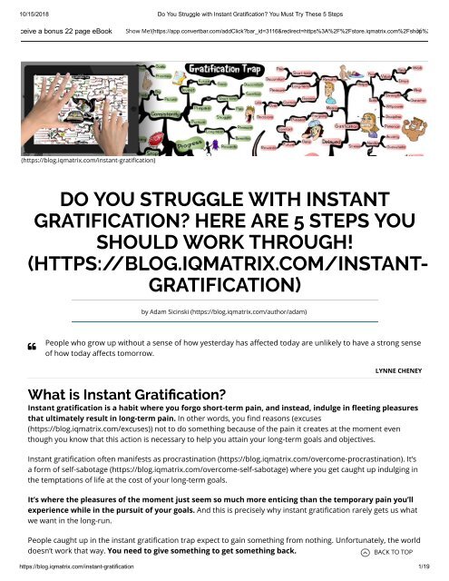 Do You Struggle with Instant Gratification_ You Must Try These 5 Steps
