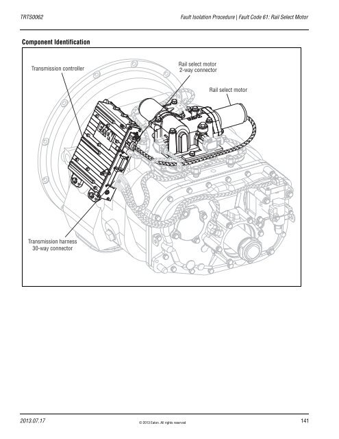 Fault Code 61: Rail Selec