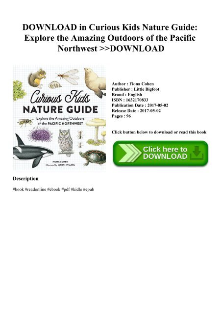 DOWNLOAD in [PDF] Curious Kids Nature Guide Explore the Amazing ...
