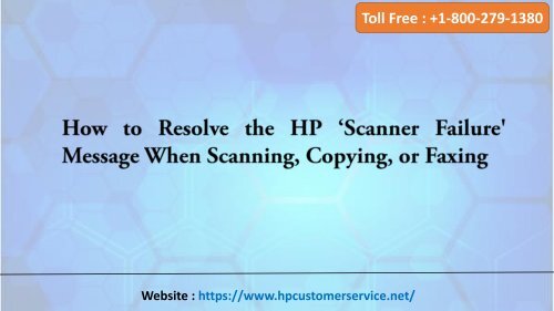 HP Printer Support Number