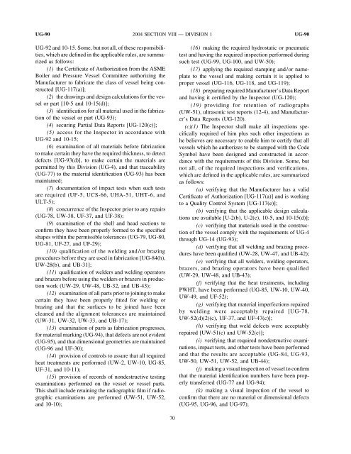 UG-84 PART UG — GENERAL
