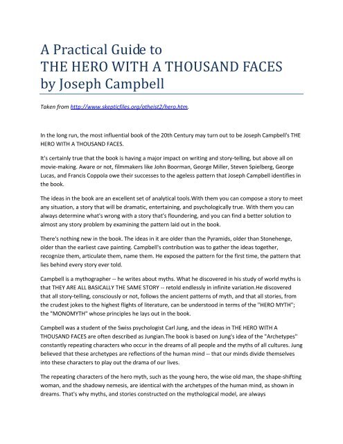 Joseph Campbell_Hero journey