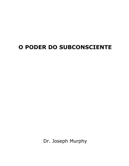 O_Poder_do_Subconsciente_Joseph_Murphy