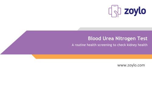 Overview of Blood Urea Test