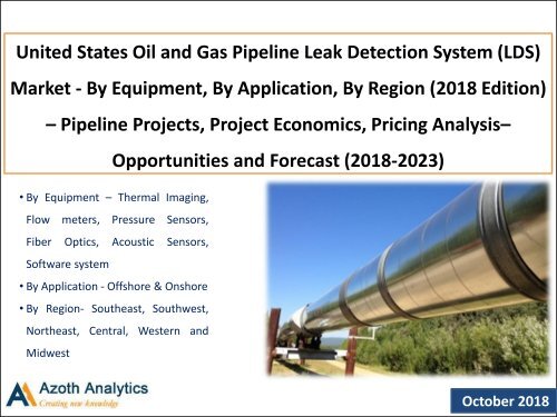 United States Oil and Gas Pipeline Leak Detection System