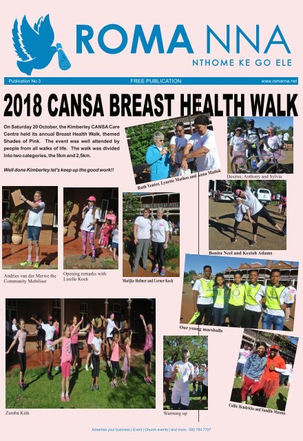 2018 Cansa Pink Walk