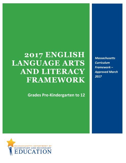 Massachusetts Curriculum Framework for ELA