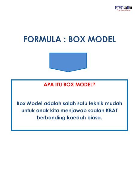 box model