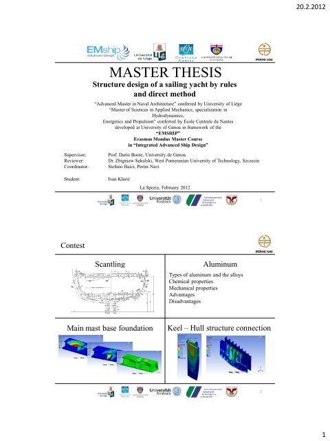 MASTER THESIS - EMSHIP